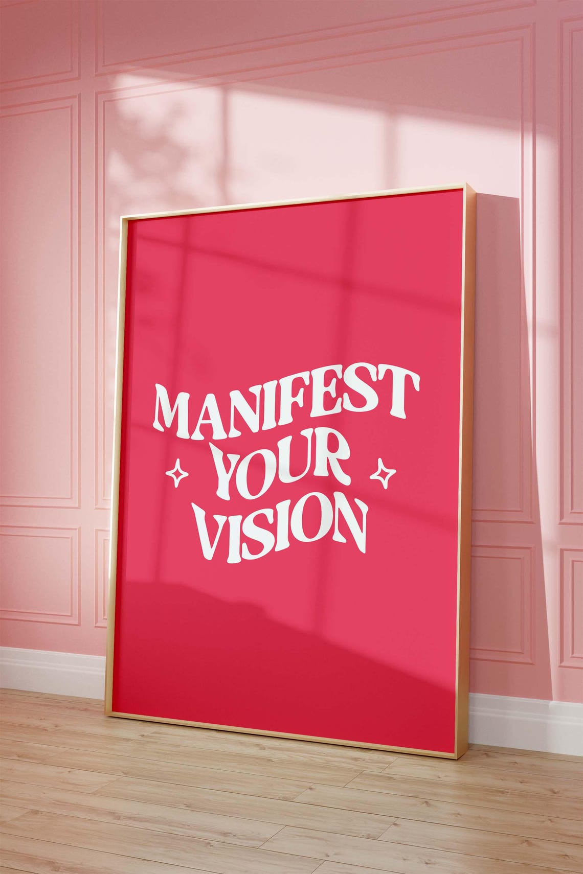 Manifest Gallery Wall, Affirmation Wall Art, Manifest Definition Print ...