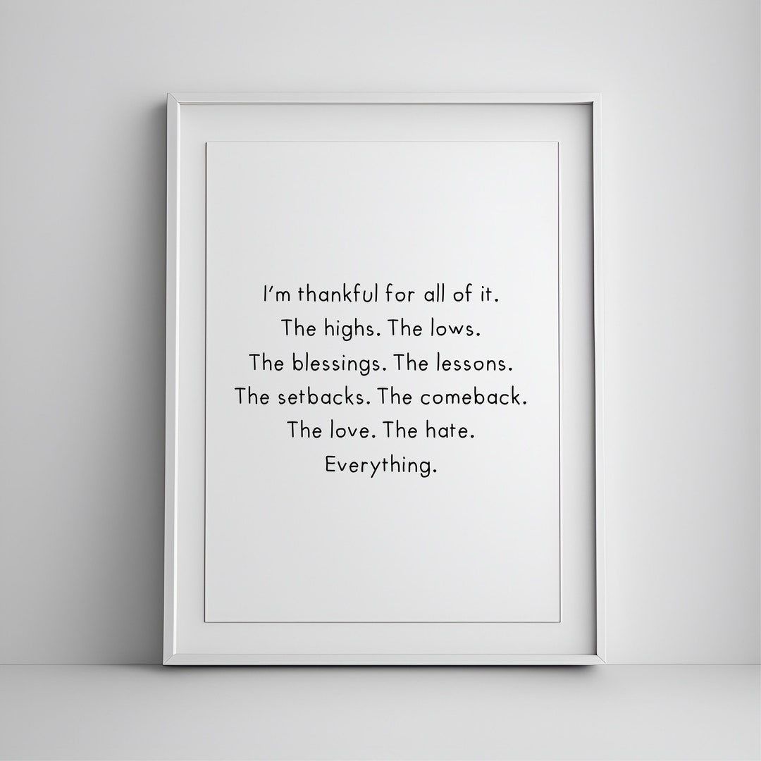 Positive Affirmation Wall Art, Mental Health Art, Affirmation Poster ...