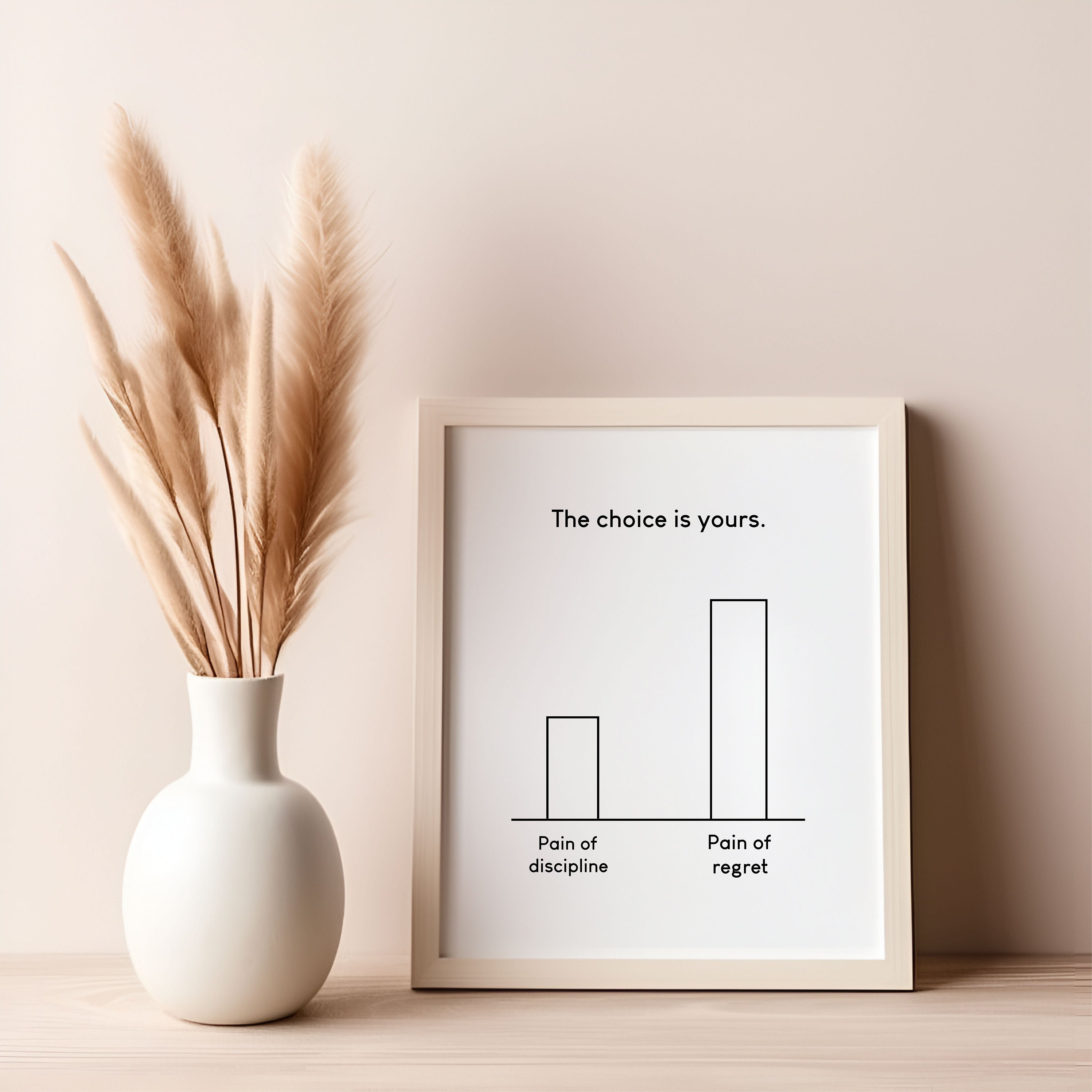 Discipline Wall Art, Entrepreneur Wall Art, Boss Gift, Teacher Gifts ...