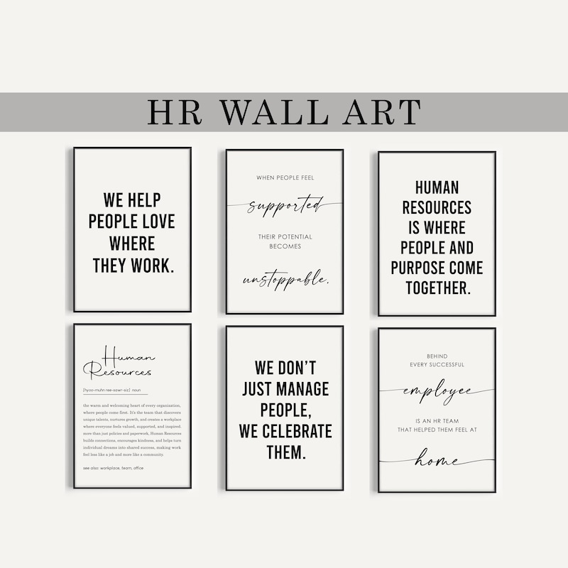 Human Resources Office Decor - Etsy