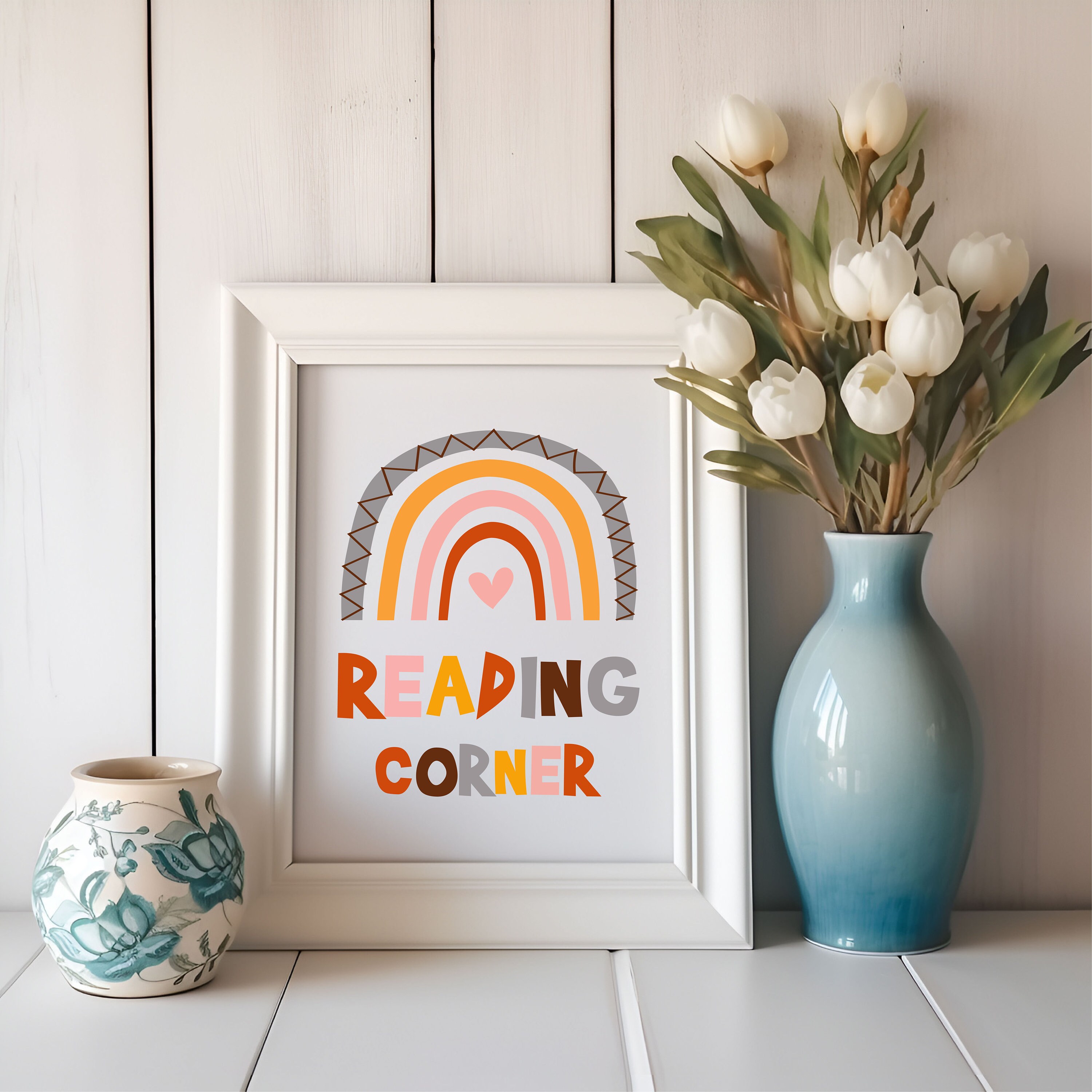 Reading Corner Sign, Classroom Decor, Homeschool Decor, Boho Classroom ...