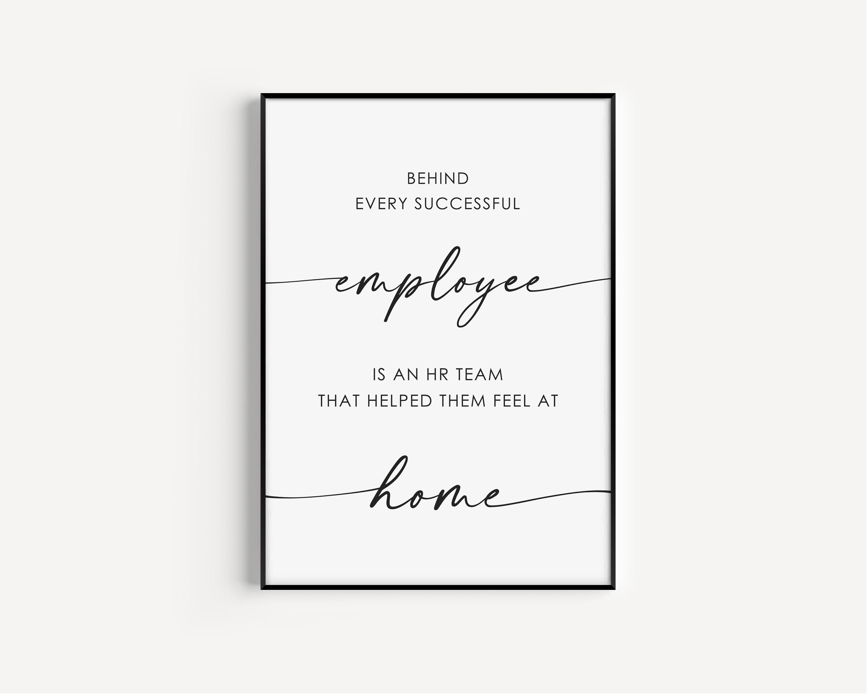 HR Office Decor Set of 6 Printable, Human Resources Wall Art, Wall ...