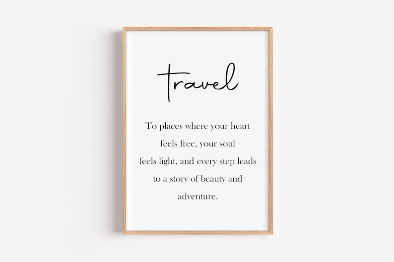 Travel Gallery Set of 6, Travel Wall Art, Trendy Dorm Room Prints ...