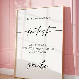 Dental Office Decor, Funny Dentist Quotes, Printable Wall Art for New ...