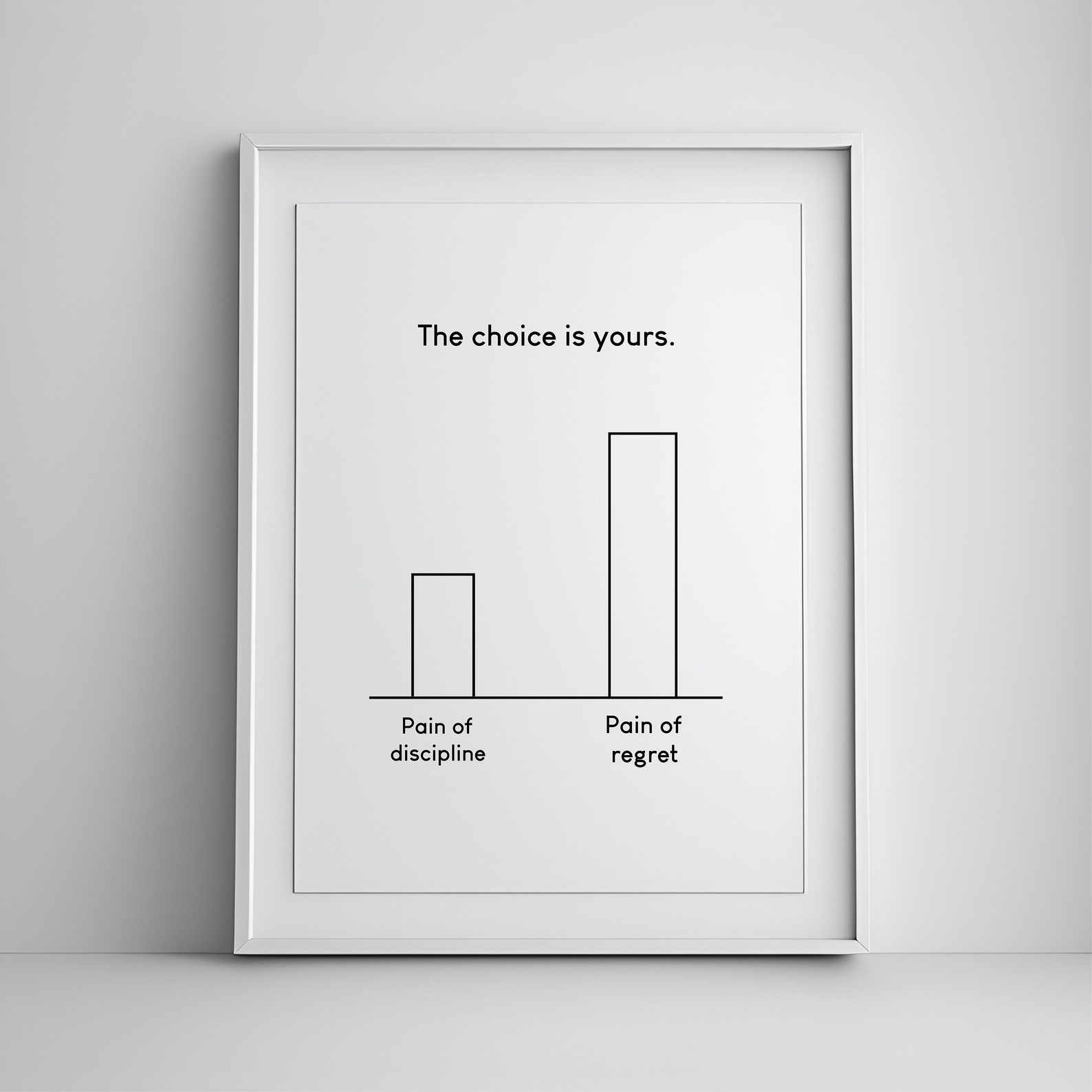 Discipline Wall Art, Entrepreneur Wall Art, Boss Gift, Teacher Gifts ...