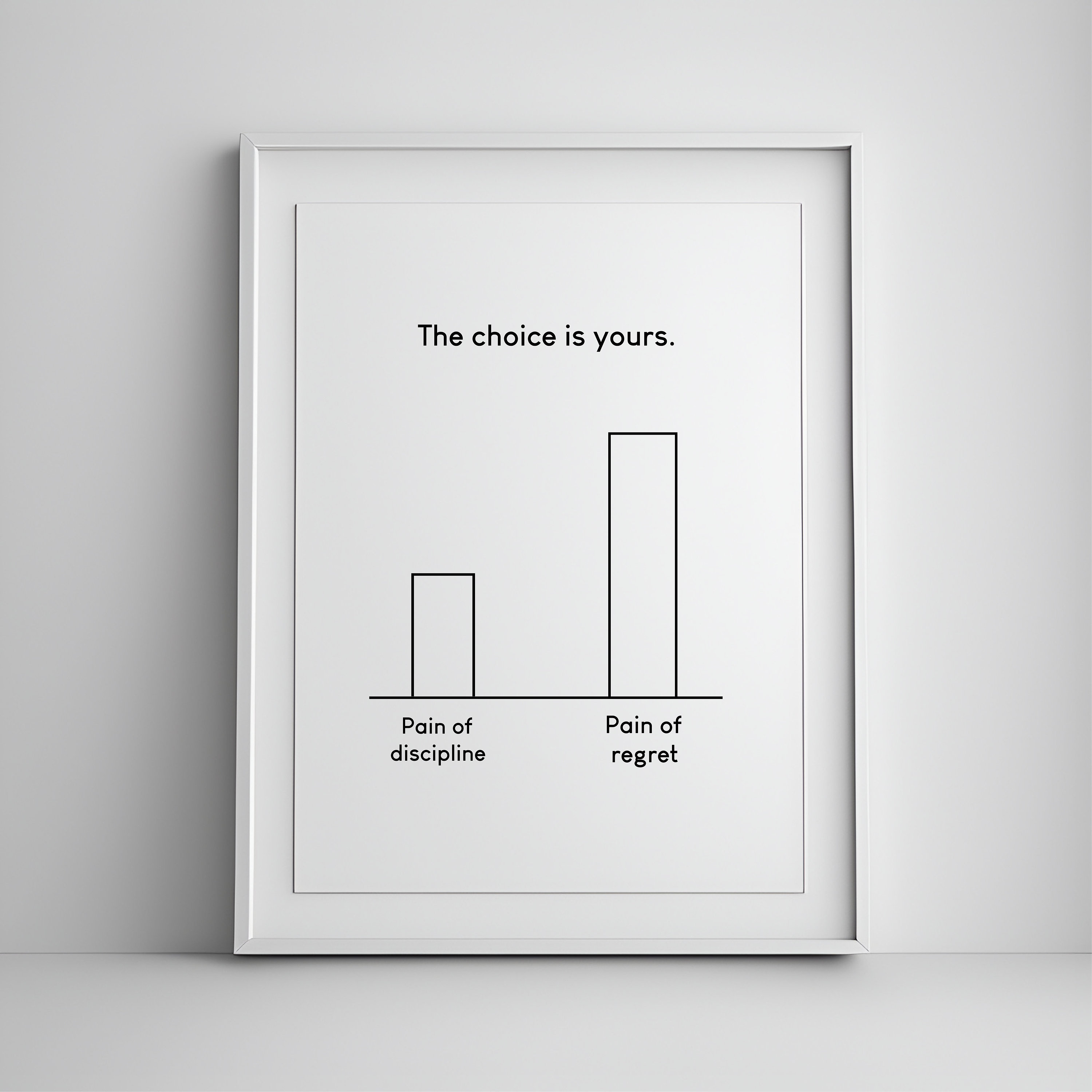 Discipline Wall Art, Entrepreneur Wall Art, Boss Gift, Teacher Gifts ...