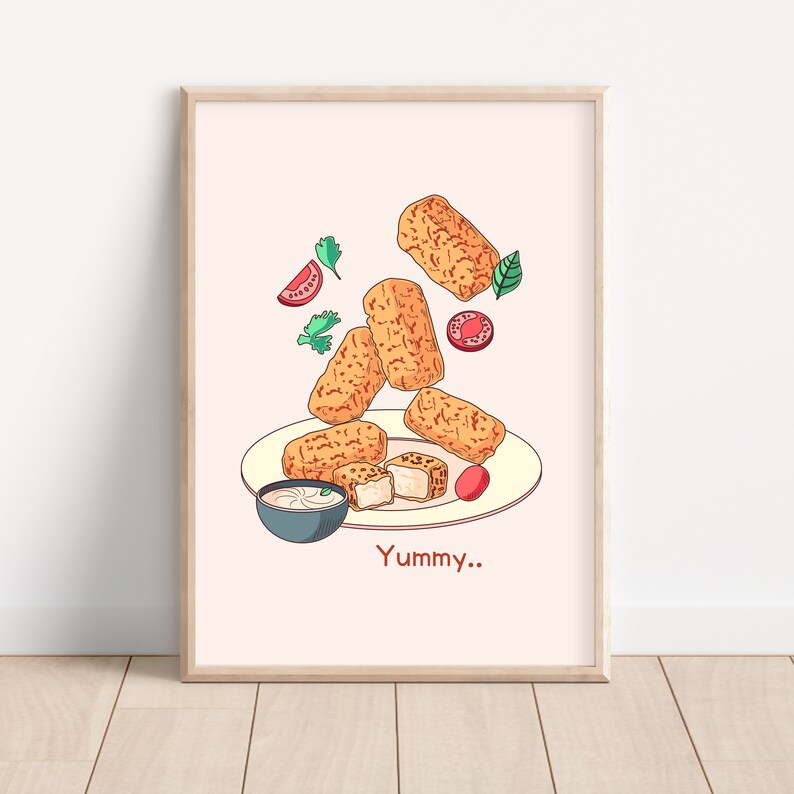 Retro Kitchen Wall Decor, Kitchen Gift, Vintage Kitchen Poster, Kitchen ...