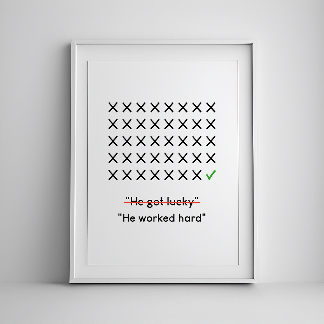 Inspirational Quotes, Work Hard, Printable Wall Art, Quote Prints ...