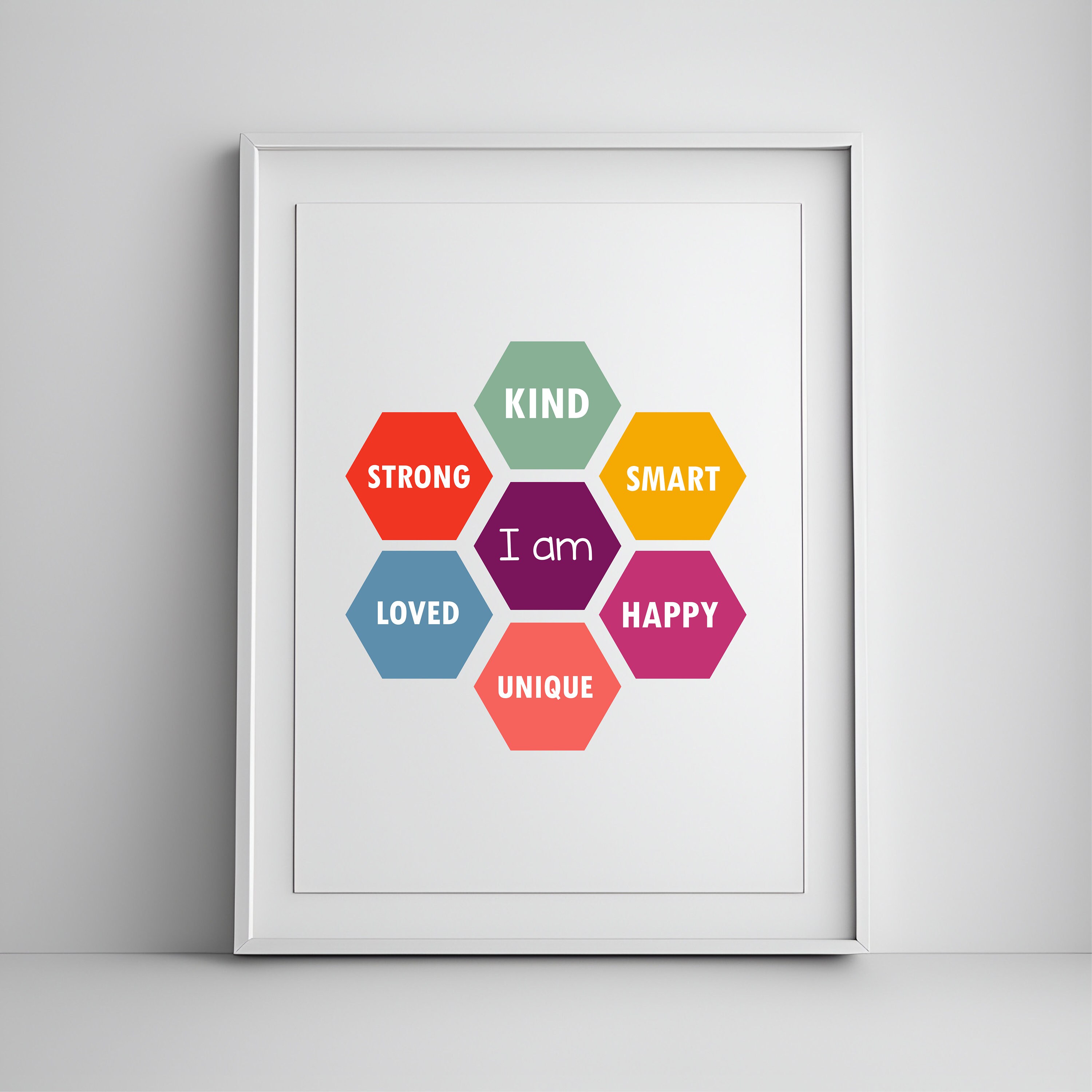 Affirmations for Kids, Classroom Posters, Kids Wall Art, Nursery Decor ...