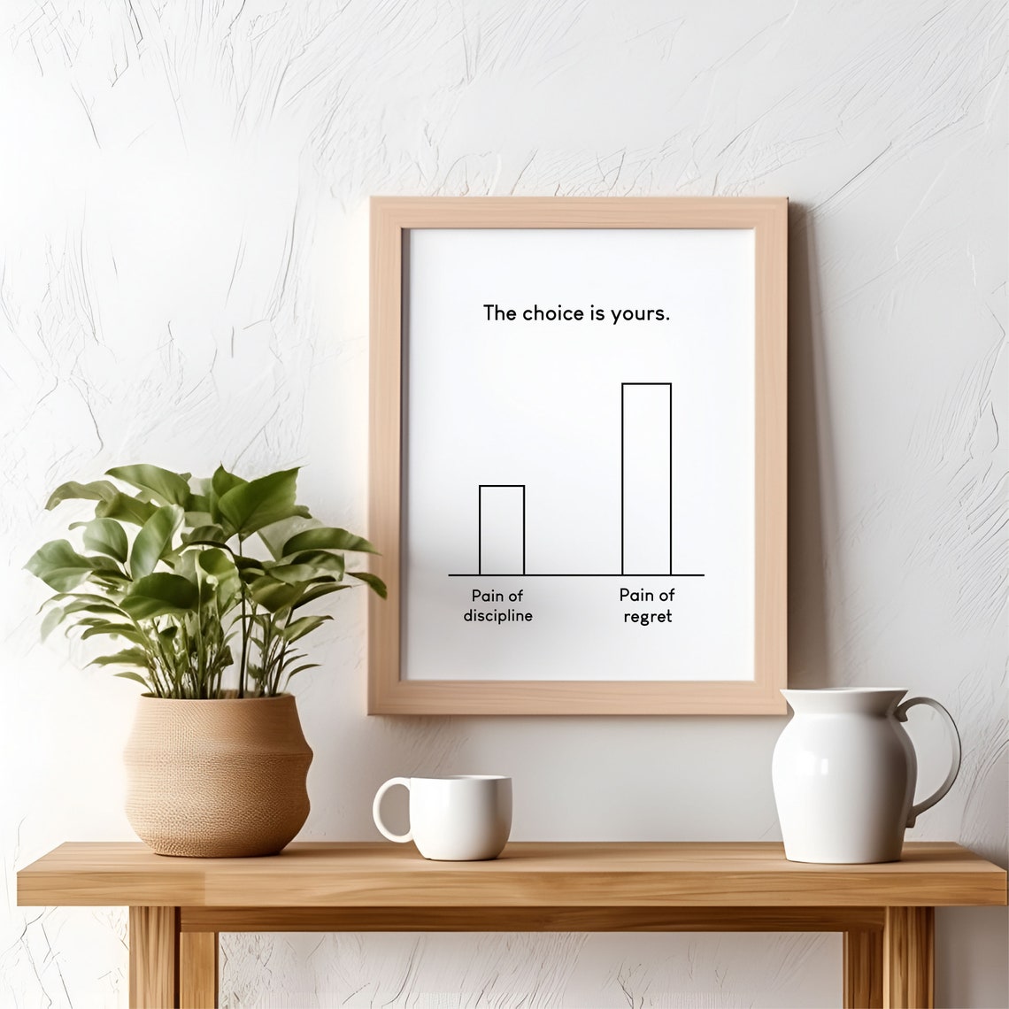 Discipline Wall Art, Entrepreneur Wall Art, Boss Gift, Teacher Gifts ...