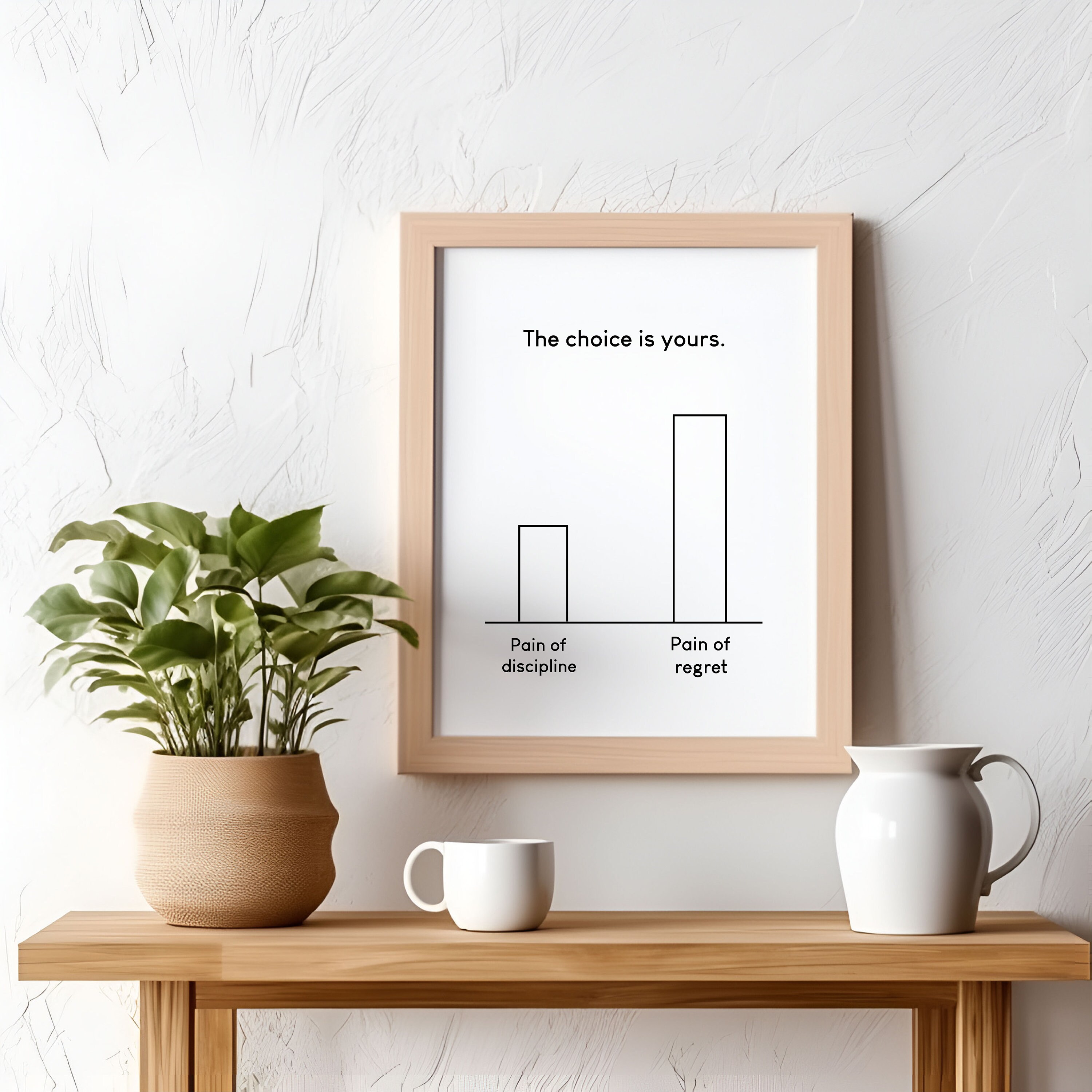Discipline Wall Art, Entrepreneur Wall Art, Boss Gift, Teacher Gifts ...