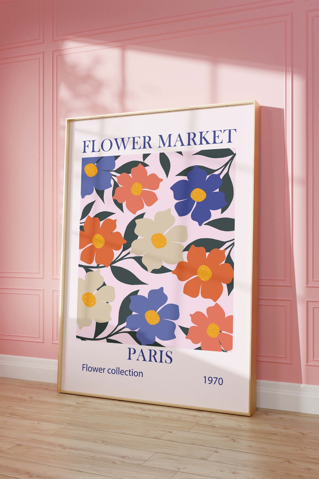 Flower Market Prints, Exhibition Posters, Botanical Wall Art, Trendy ...