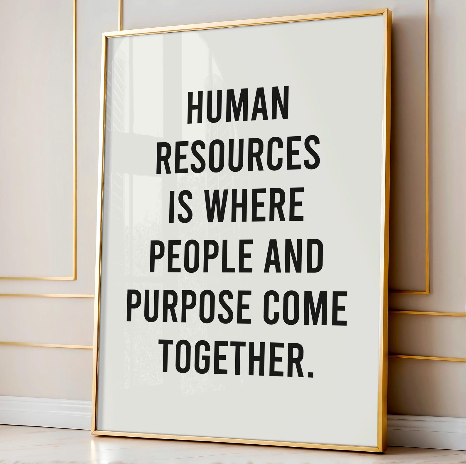 HR Office Decor Set of 6 Printable, Human Resources Wall Art, Wall ...