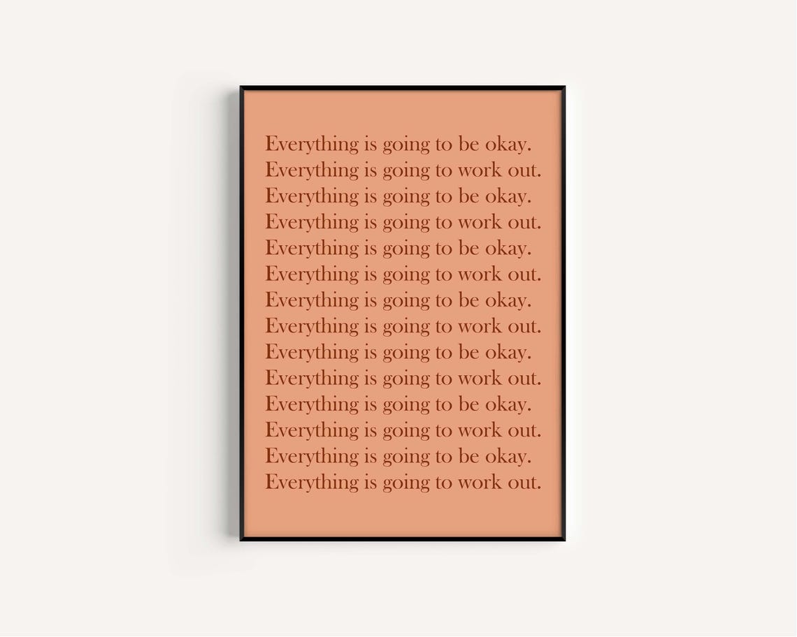Manifest Gallery Wall, Affirmation Wall Art, Manifest Definition Print ...