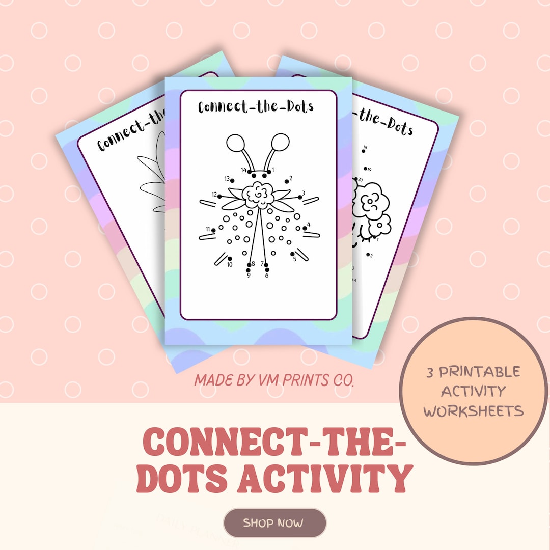 Connect the Dots Bundle | School Dot to Dot Activity | Digital Download ...
