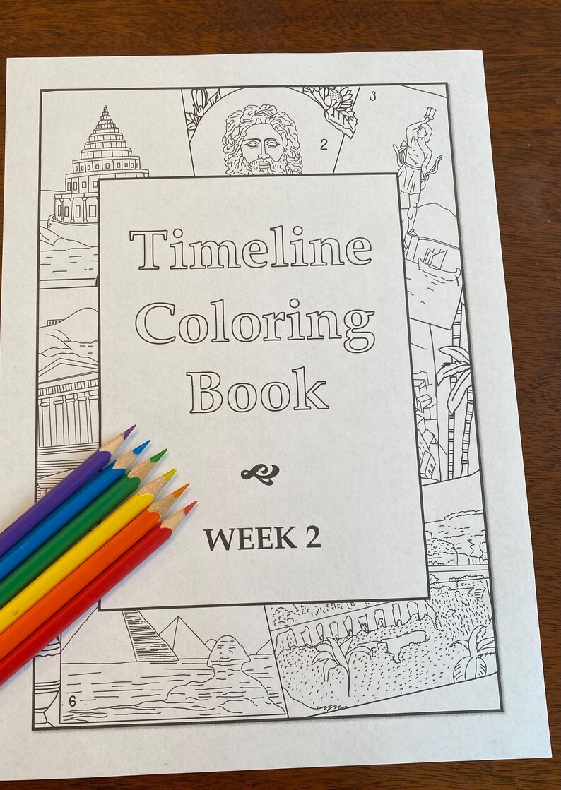 Cycle 1 2 3//week 2//classical Conversations//timeline//memory Work ...