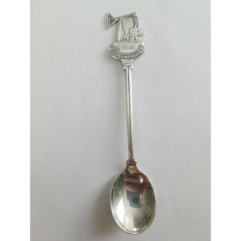 Schoonebeek Netherlands Souvenir Spoon Gas Fields Silverplated - Etsy
