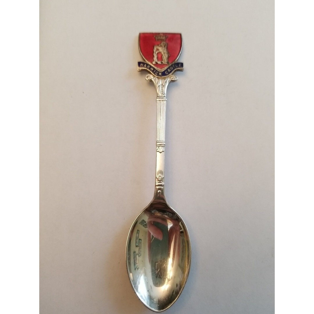 Vintage Souvenir Spoon Warwick Castle England EPNS Silverplated ...