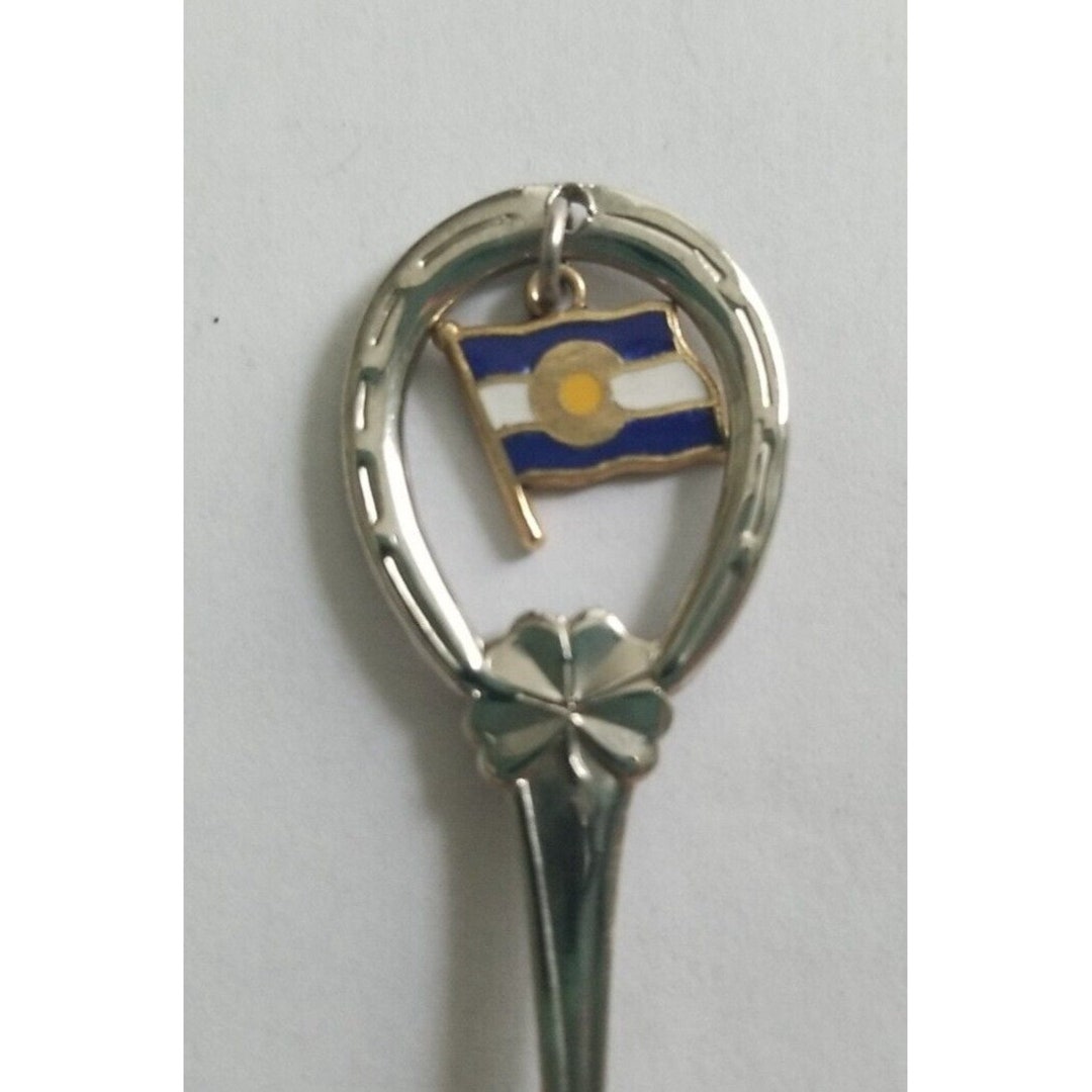Souvenir Spoon With Charm Colorado State Flag US Collectible - Etsy