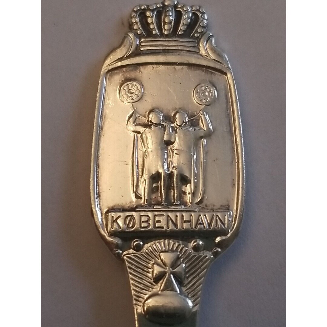 Spoon København Danmark Collectible Silverplated Vintage Souvenir - Etsy