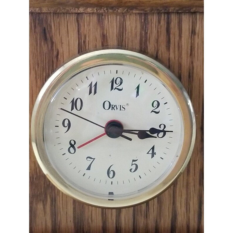 Vintage ORVIS Golf Desk Clock W/batteries, Works Great! Golf, Wedge ...