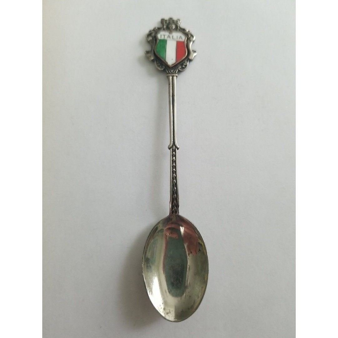 Italia Souvenir Spoon Collectible Vintage Italy Silverplated - Etsy