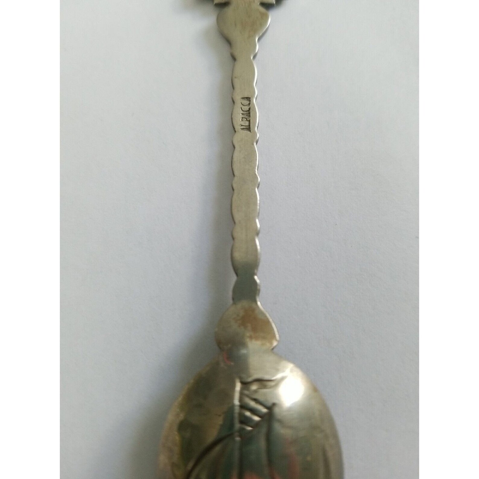 Silverplated Spoon Souvenir, Golden Gate Bridge San Francisco Alpaca ...