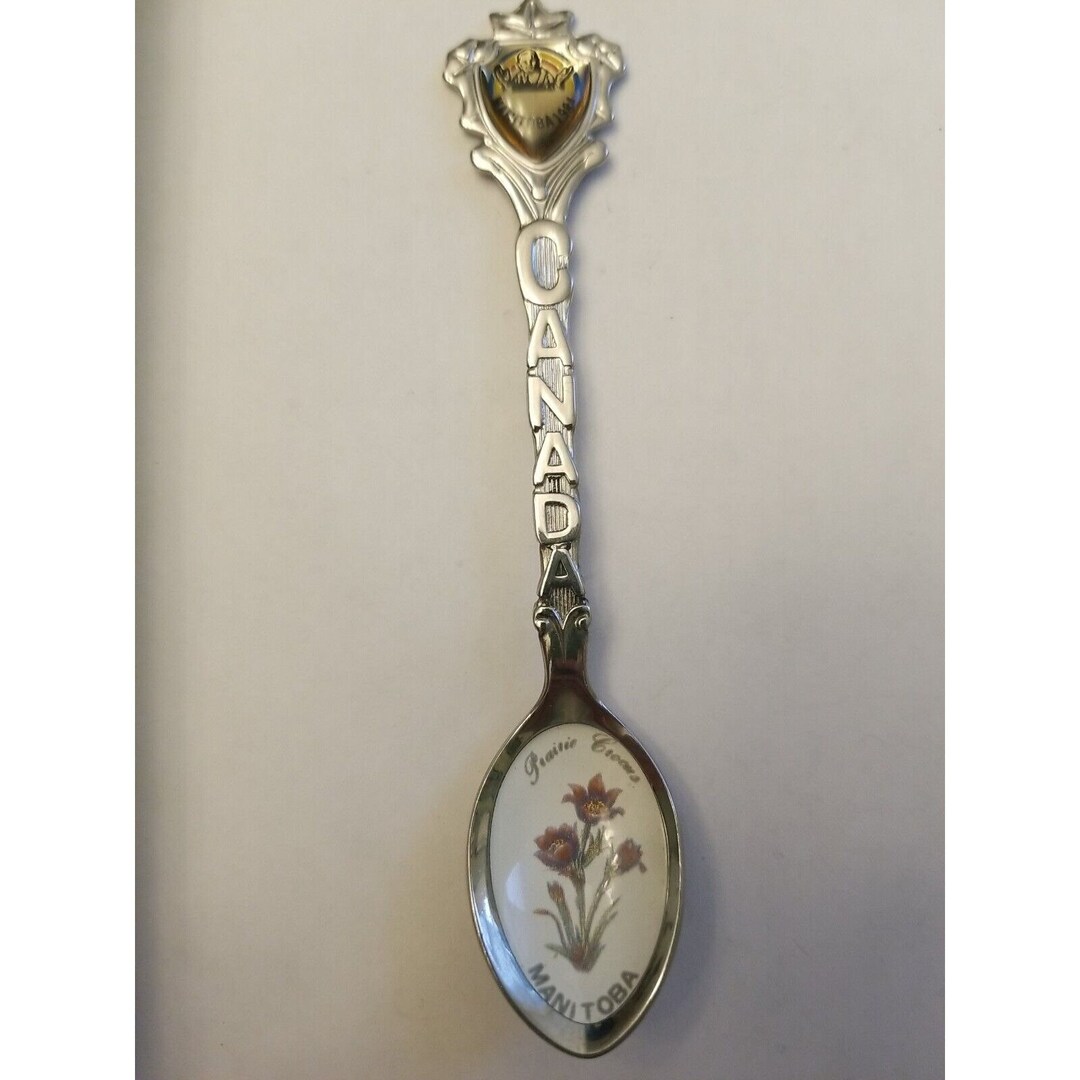Souvenir Collectible Spoon Canada Manitoba 1984 - Etsy