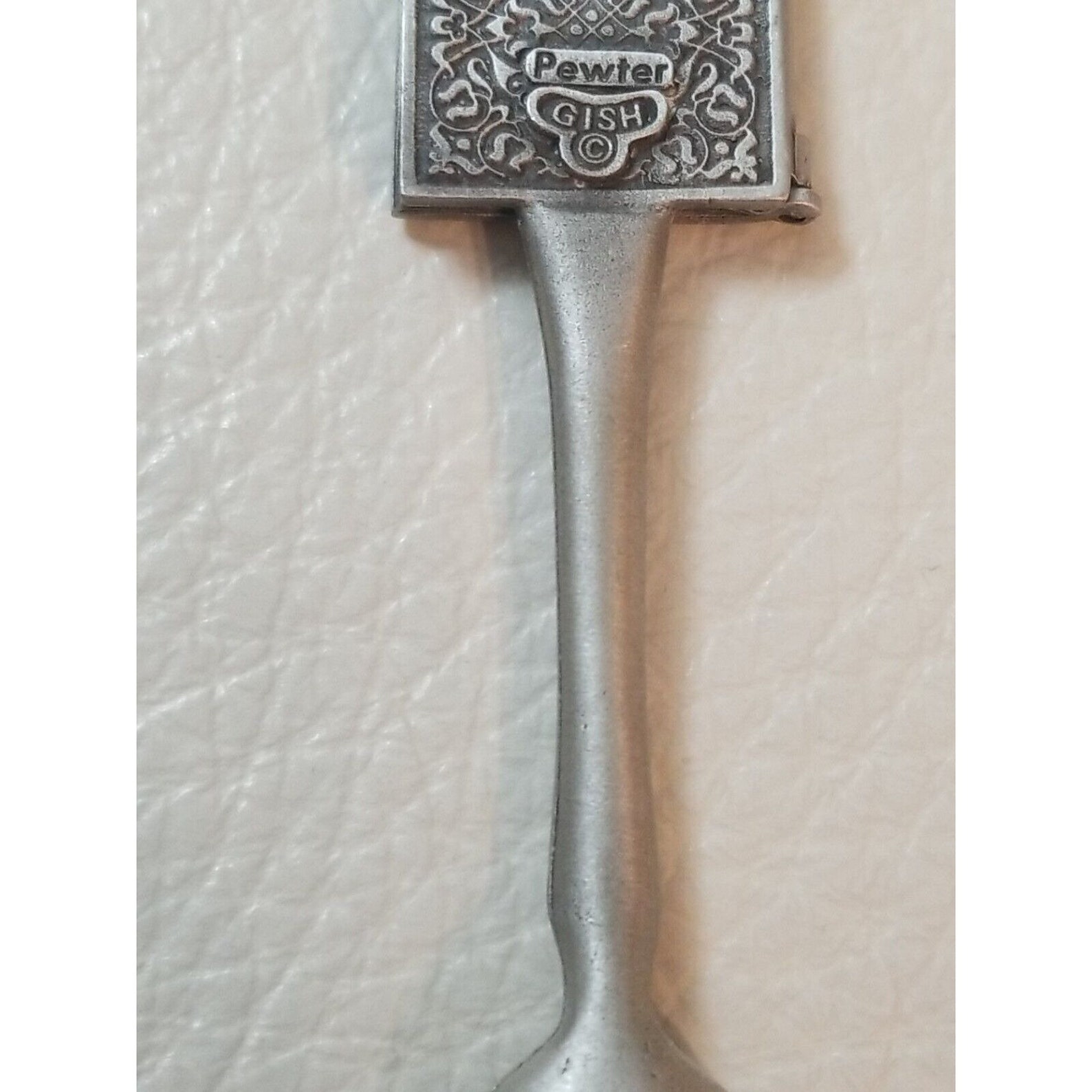 Gish Pewter Souvenir Spoon "the Lord's Prayer" God Bless You, Book ...