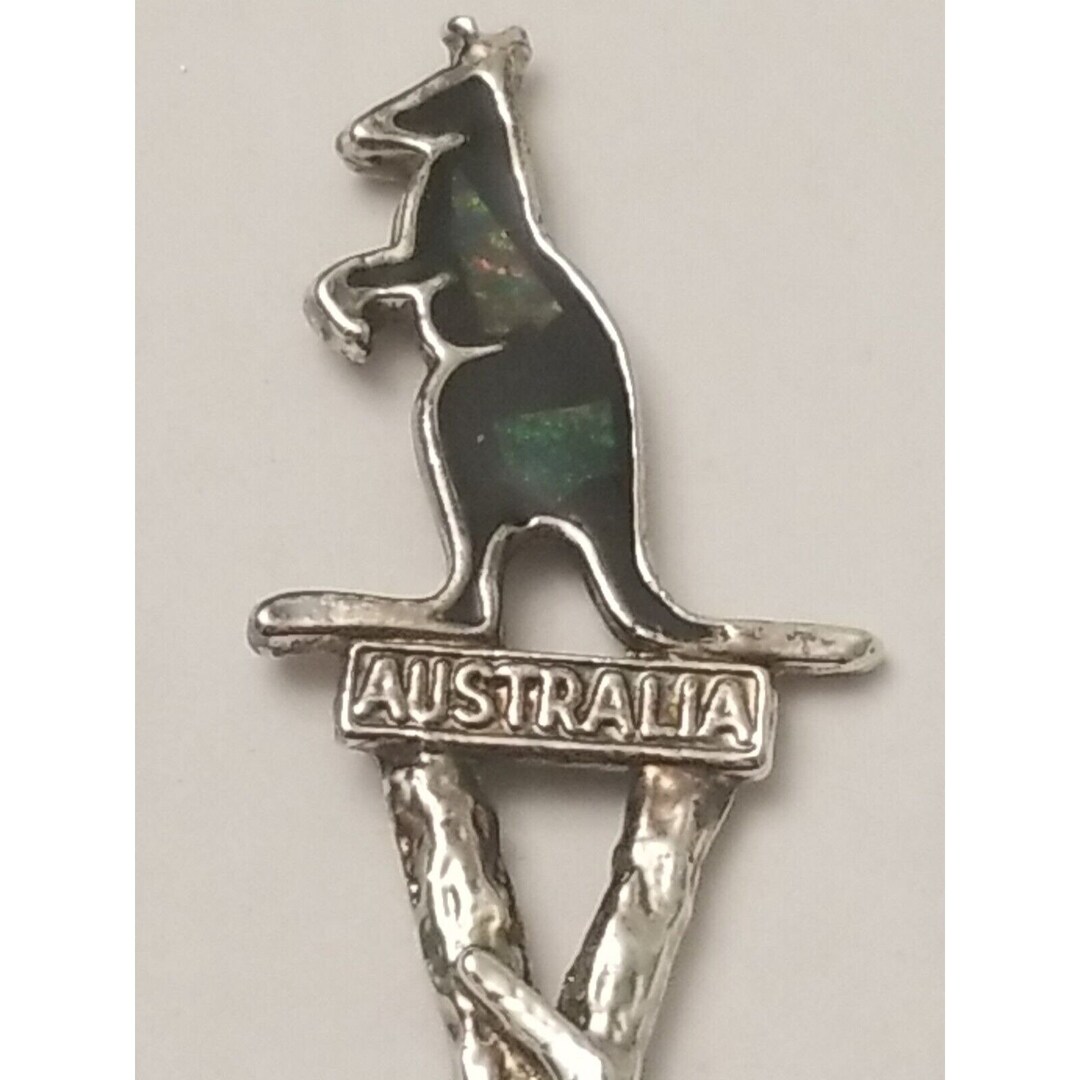 Antique Austrailia Souvenir Spoon Kangaroo Silverplated - Etsy