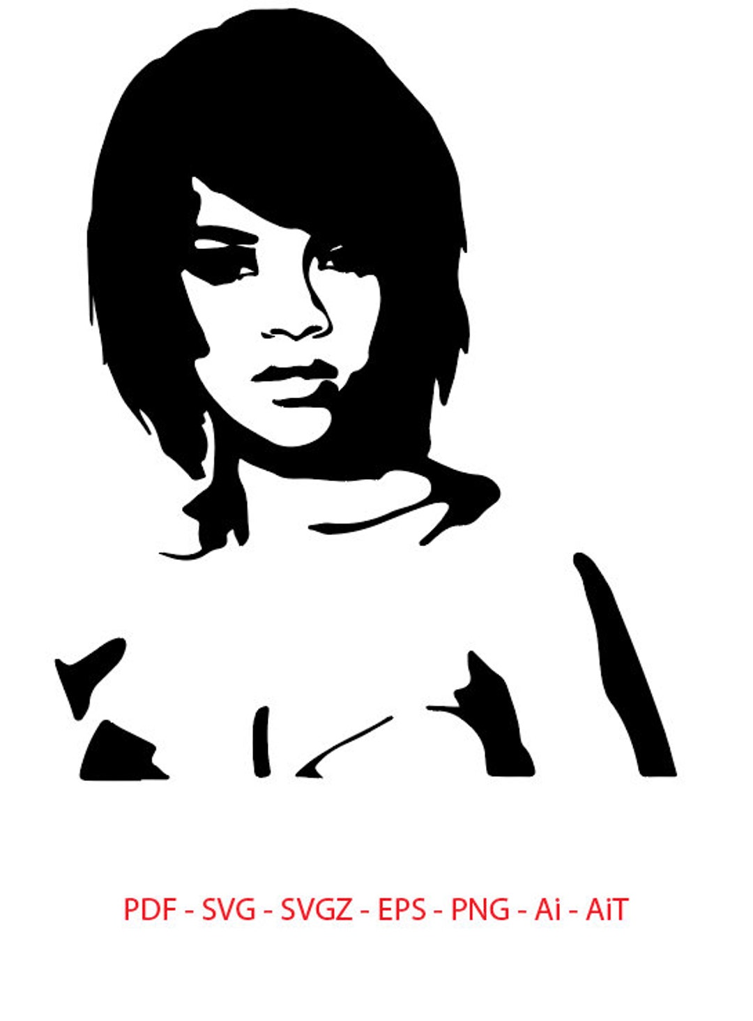 Rihanna Svg Singer Rihanna Template Rihanna Shirt Cut File - Etsy