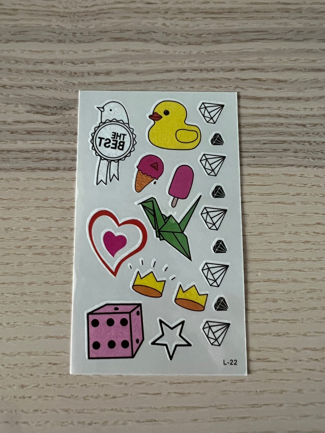 Cute Temporary Tattoo, FAKE Tattoo, High Quality Tattoo - Etsy