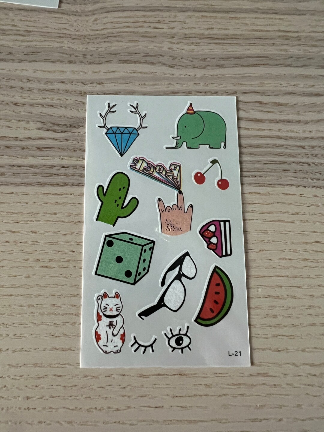 Cute Temporary Tattoo, FAKE Tattoo, High Quality Tattoo - Etsy