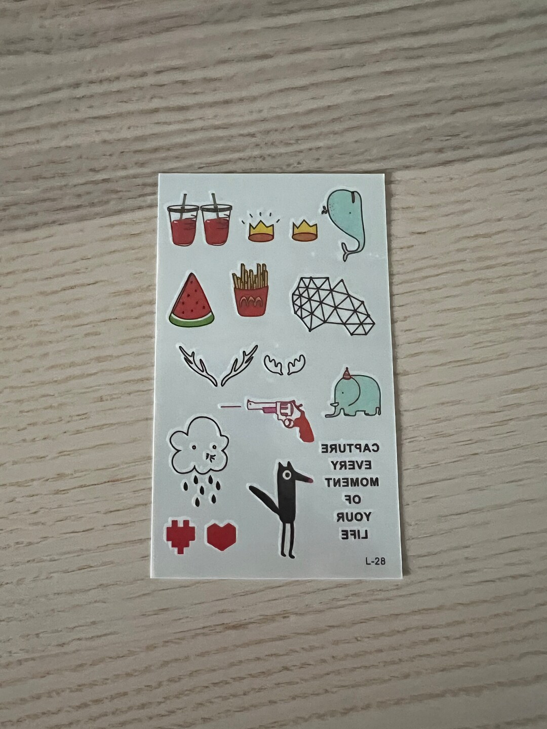 Cute Temporary Tattoo, FAKE Tattoo, High Quality Tattoo - Etsy