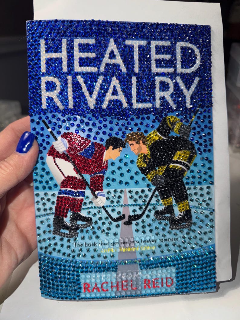 Heated Rivalry Bedazzled Book Covers! - Etsy