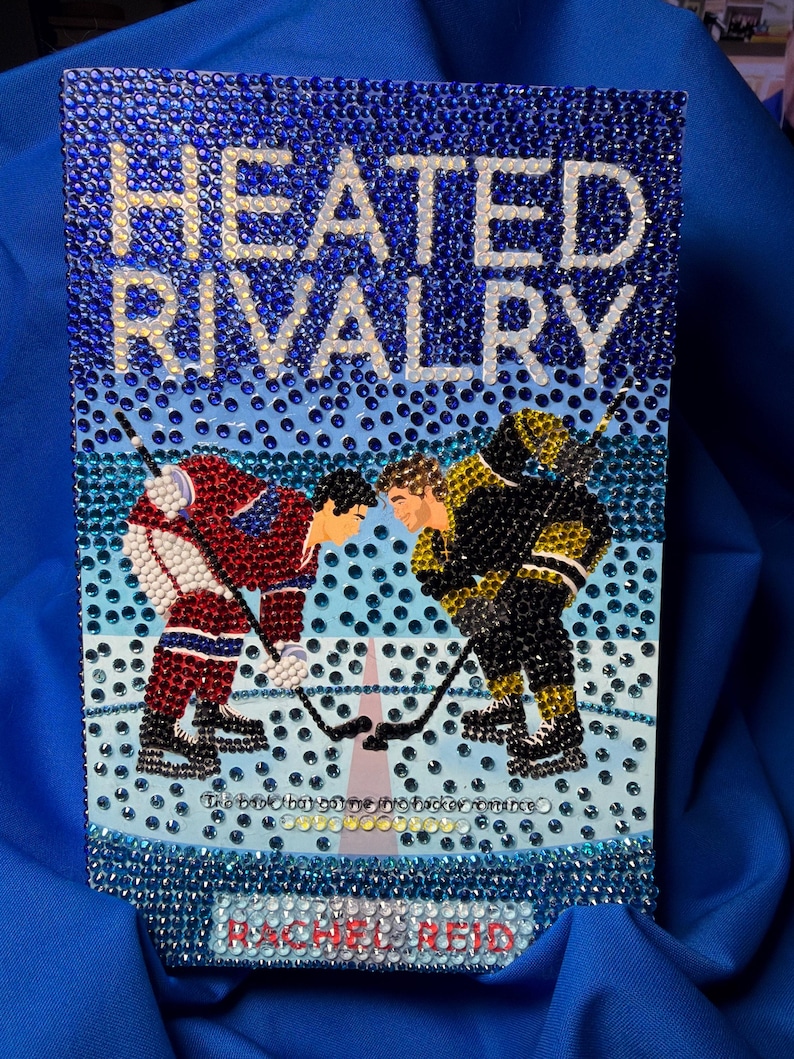 Heated Rivalry Bedazzled Book Covers! - Etsy