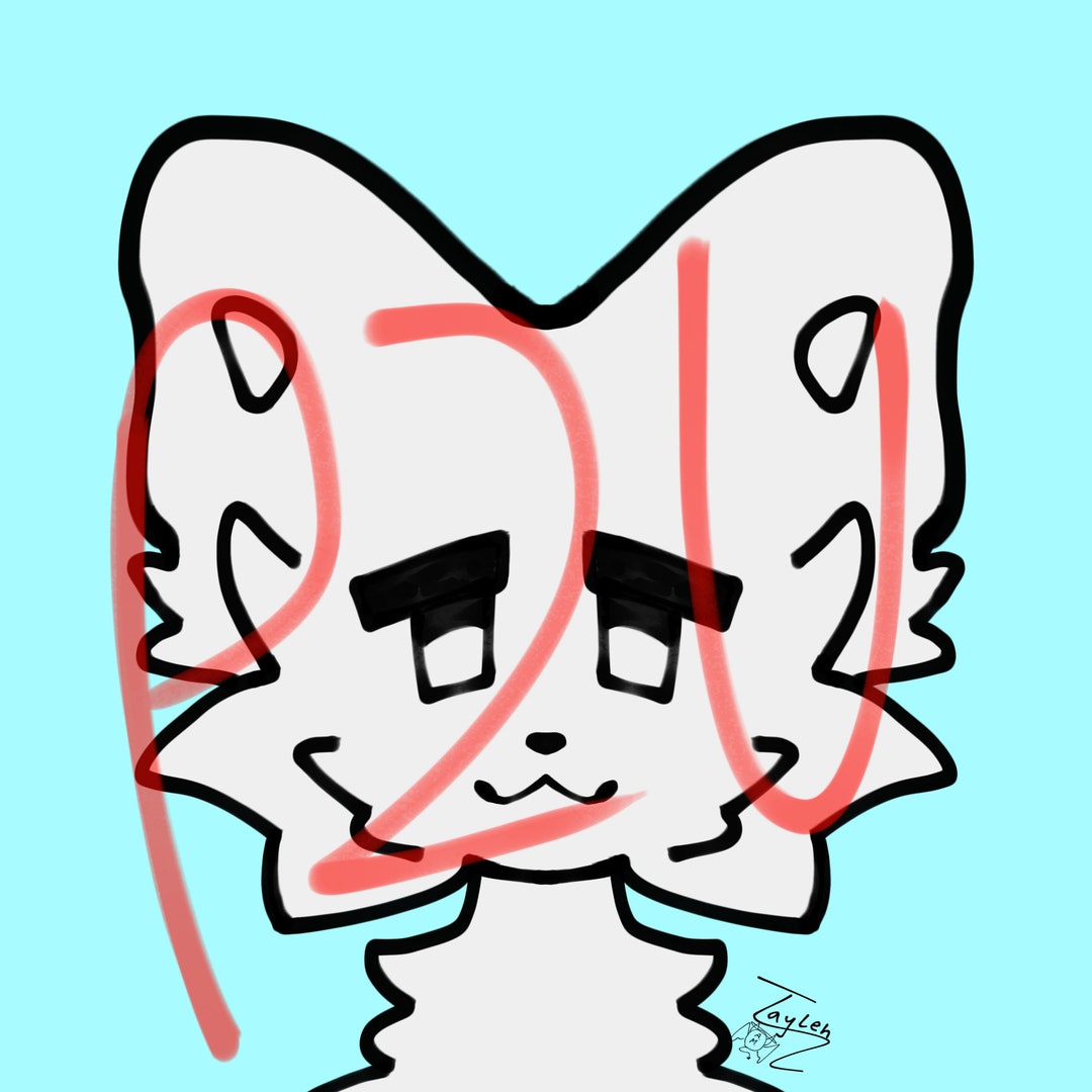 Chibi Fursona Headshot Base - Etsy