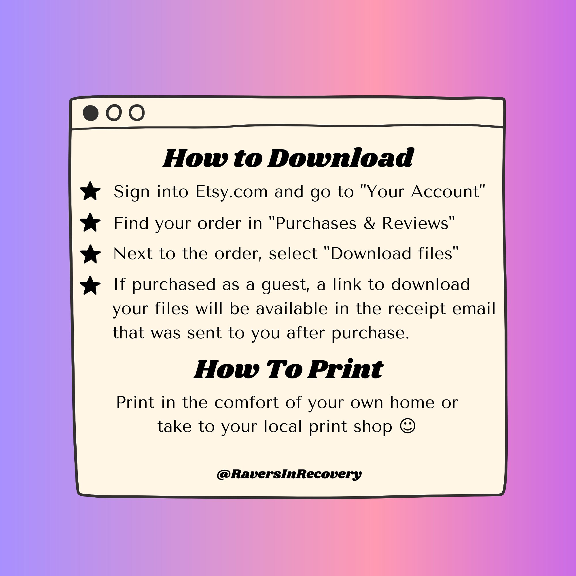 Printable Mother's Day Greeting Card, Sobriety Gift for Mom, Addiction ...