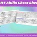 DBT Skills Card, Cheat Sheet, Coping Skills, Emotional Regulation ...