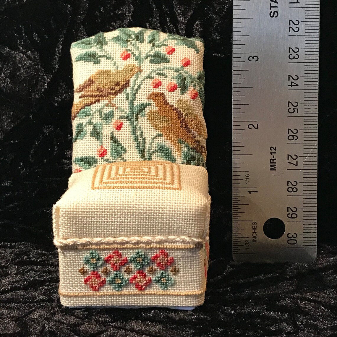 Miniature Dollhouse Needlepoint Chair - Etsy