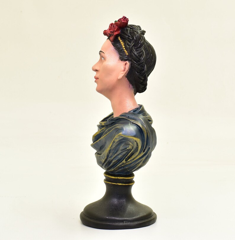 Frida Kahlo Sculpture / Frida Kahlo Bust Statue/ Painter Statue /home ...