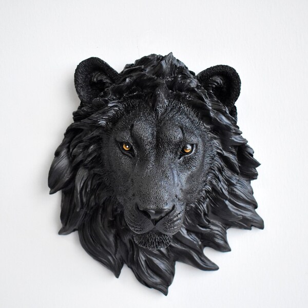 Lion Head Wall Decor - Etsy