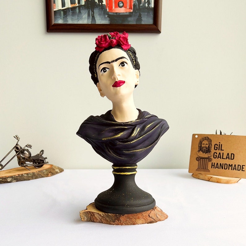 Frida Kahlo Sculpture / Frida Kahlo Bust Statue/ Painter Statue /home ...