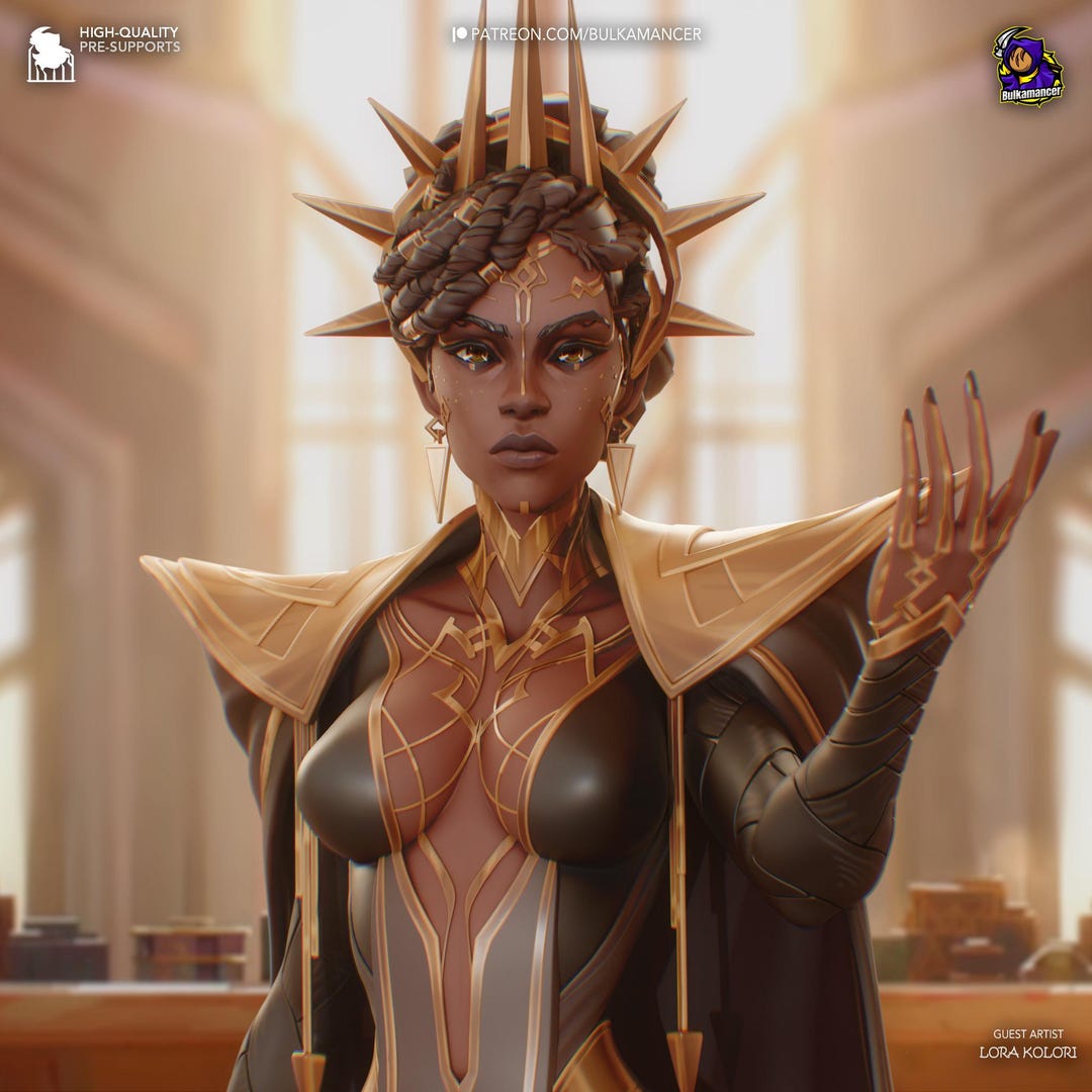 Hand-painted Mel Figurine | 3D Printed League of Legends Statue | Unique Gamer Gift | Mel Figure ...