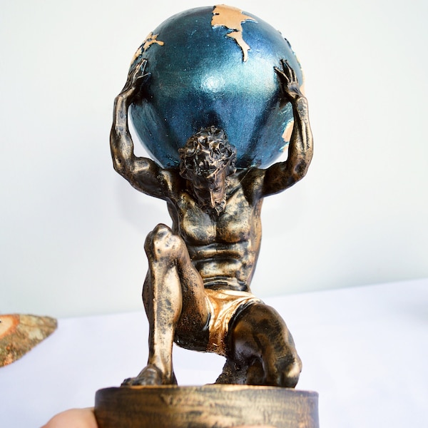 Atlas Statue Large - Etsy