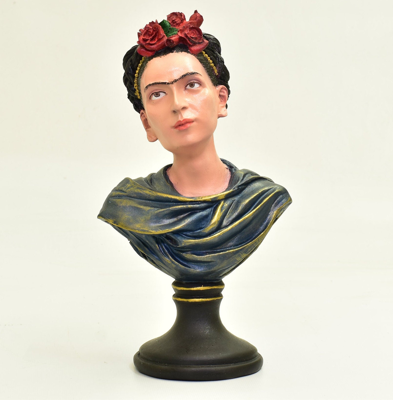 Frida Kahlo Sculpture / Frida Kahlo Bust Statue/ Painter Statue /home ...