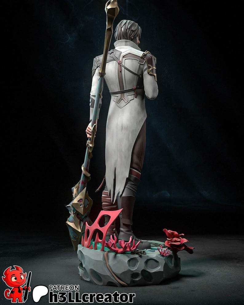 Jayce 3D Figure: Lol Limited Edition Resin Statue - Etsy