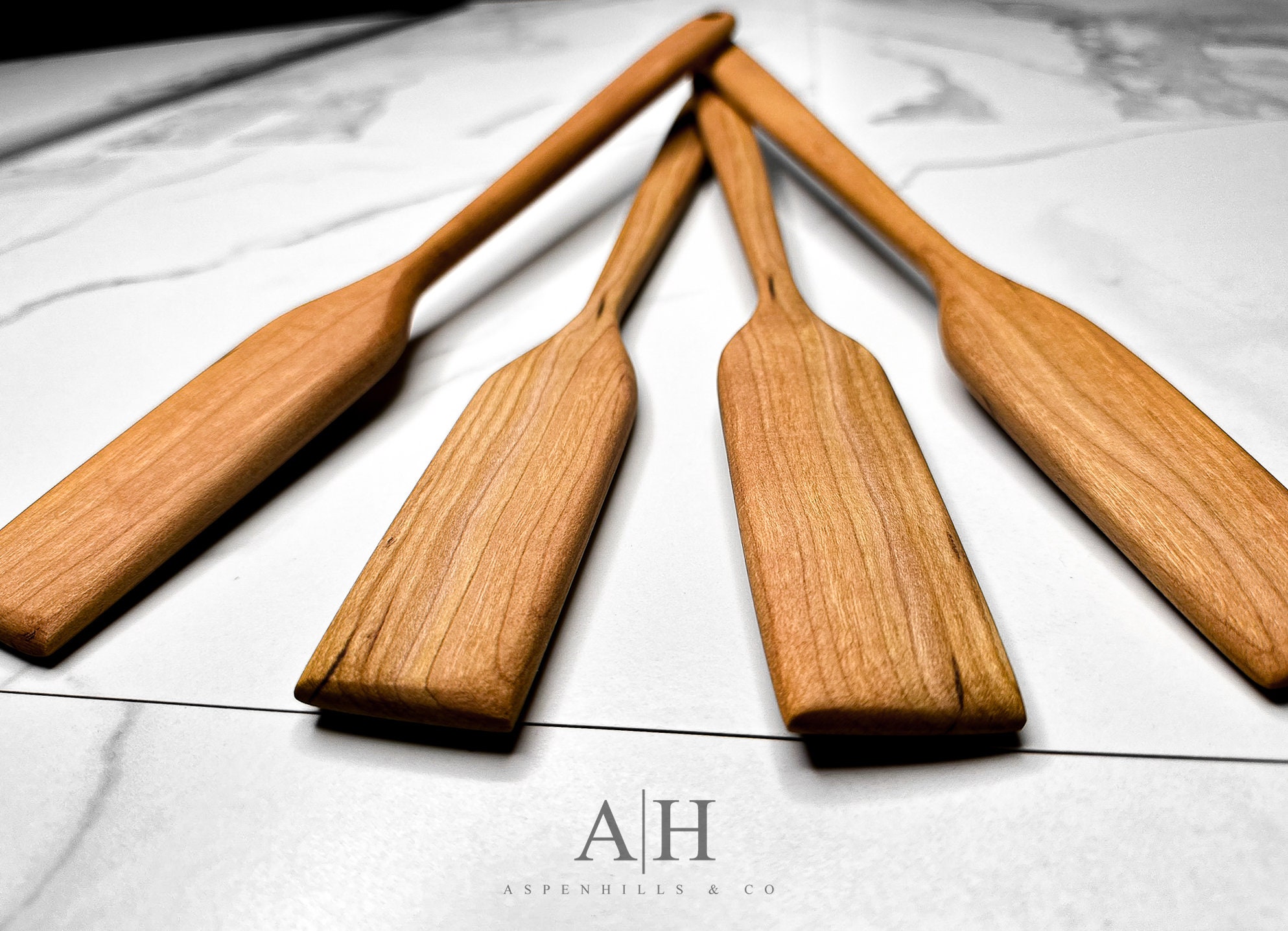 Handmade Cherry Wood Spatula 13 Cooking Spatula Hand Carved Spatula ...