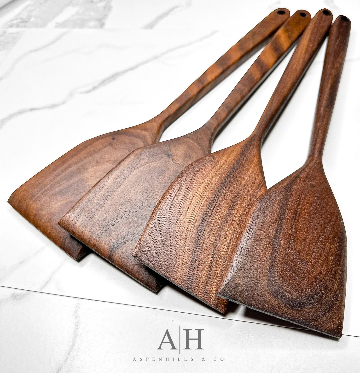 Handmade Walnut Wood Spatula 13 Cooking Spatula Hand Carved Spatula ...