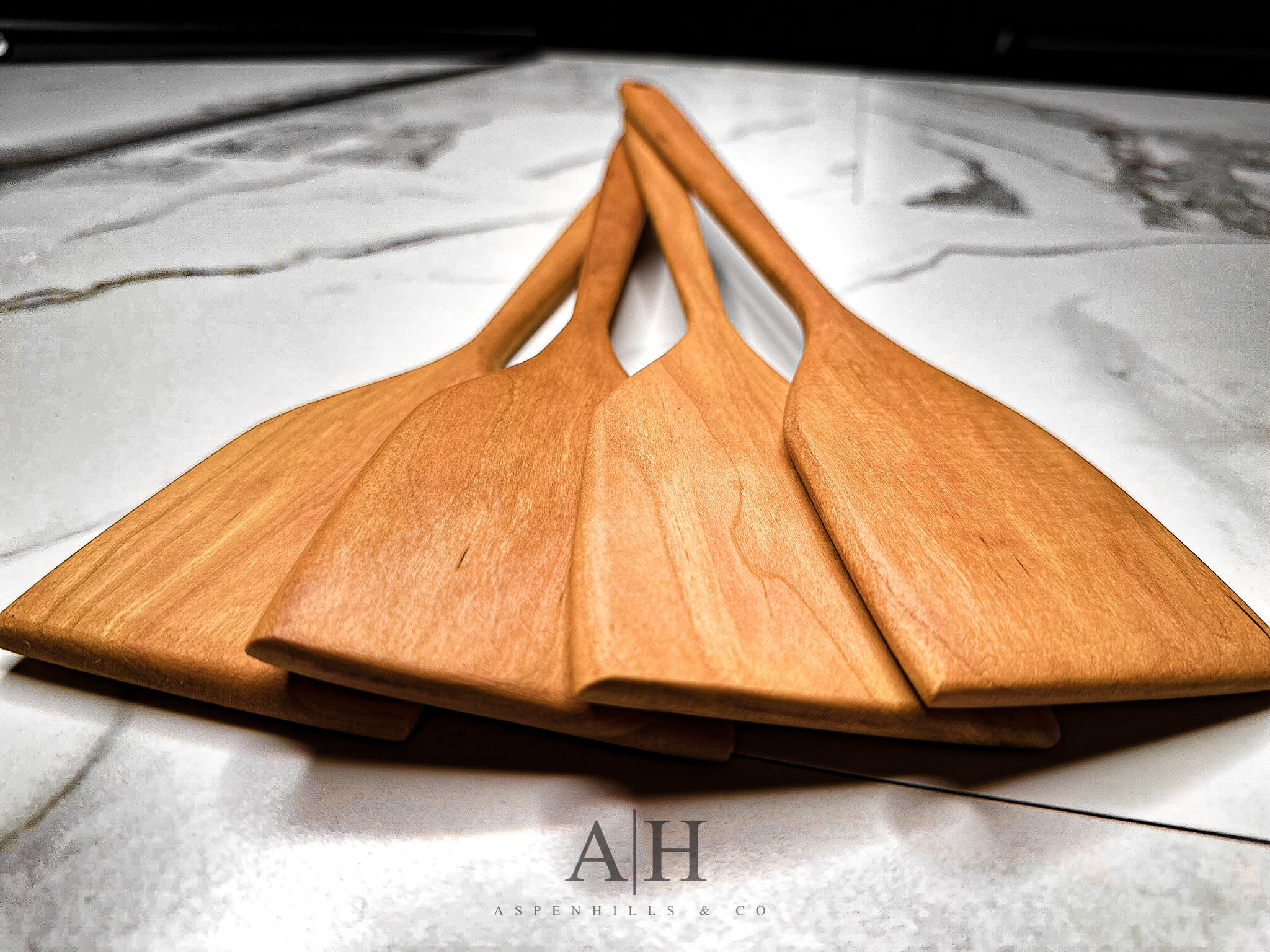 Handmade Cherry Wood Spatula 13 Cooking Spatula Hand Carved Spatula ...